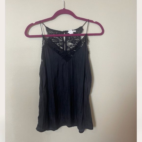 H&M | Tops | Lace Trim Chic Minimalist Boho Glam Modern Night Out Sexy ...